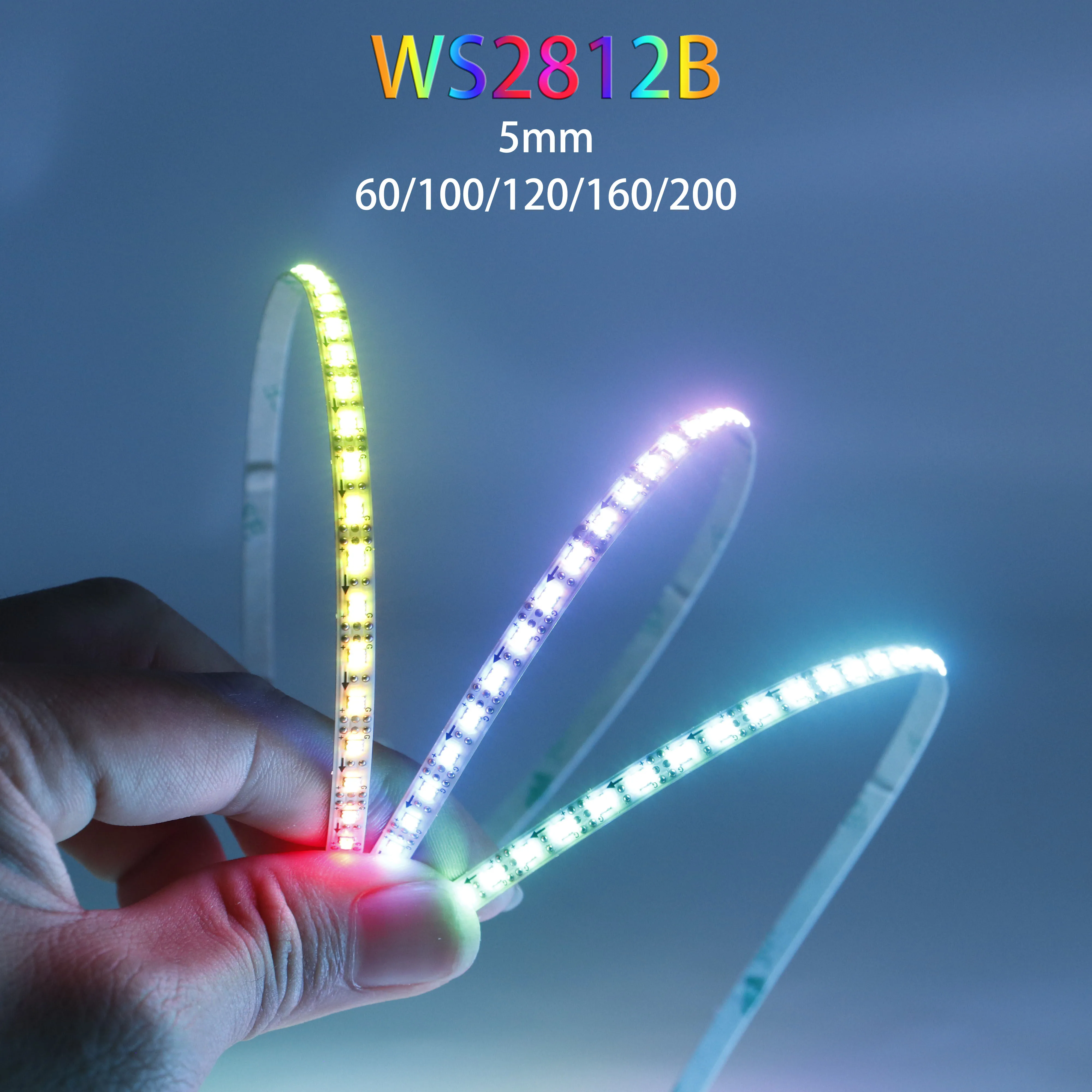 5mm-Ultra-Narrow-WS2812B-2020SMD-RGBIC-LED-Strip-Light-WS2812-60-100 ...
