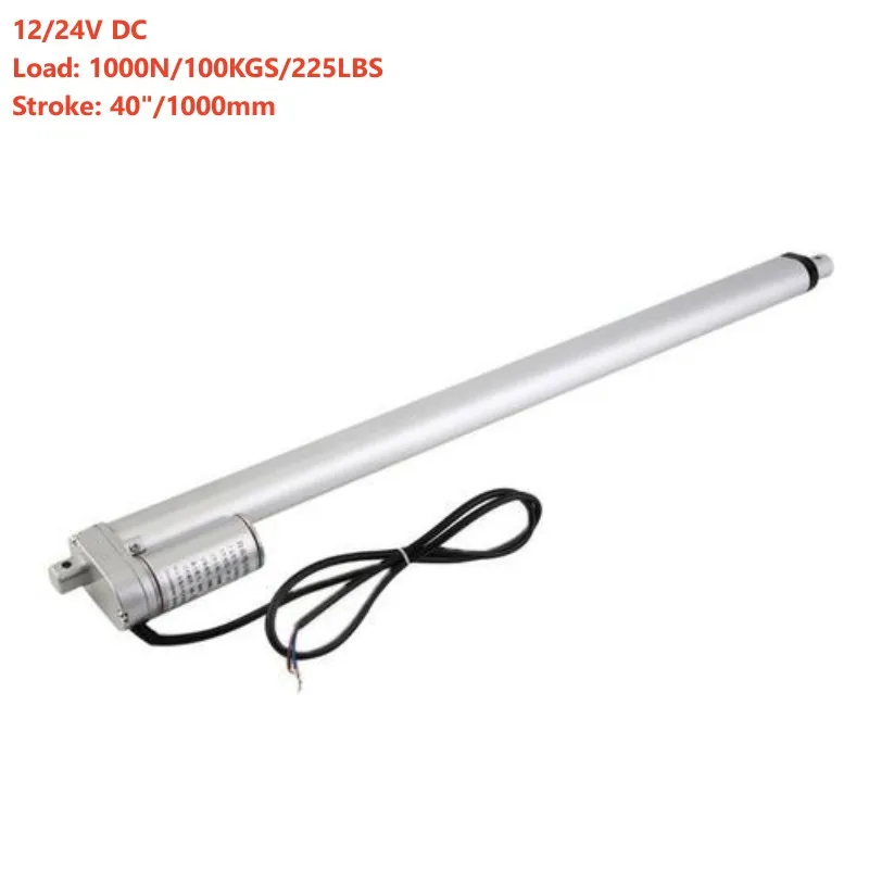 40inch-1000mm-1M-stroke-length-12v-24v-DC-linear-actuator-1000N-225lbs ...