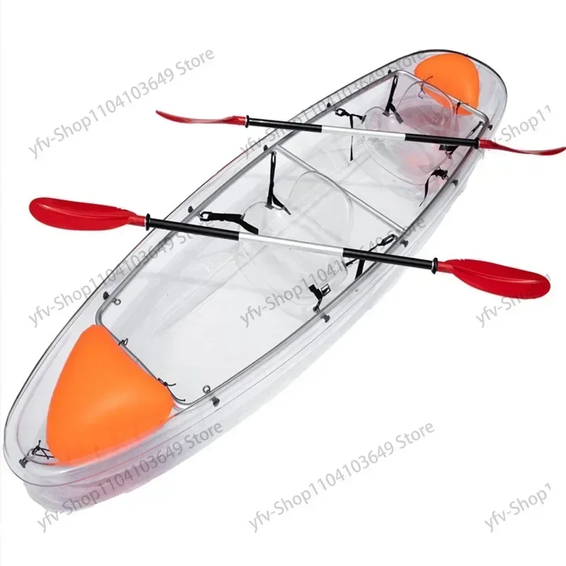 Lakes-Rivers-Portable-Kayaks-Tourist-PC-Clear-Acrylic-Glass-Bottom ...