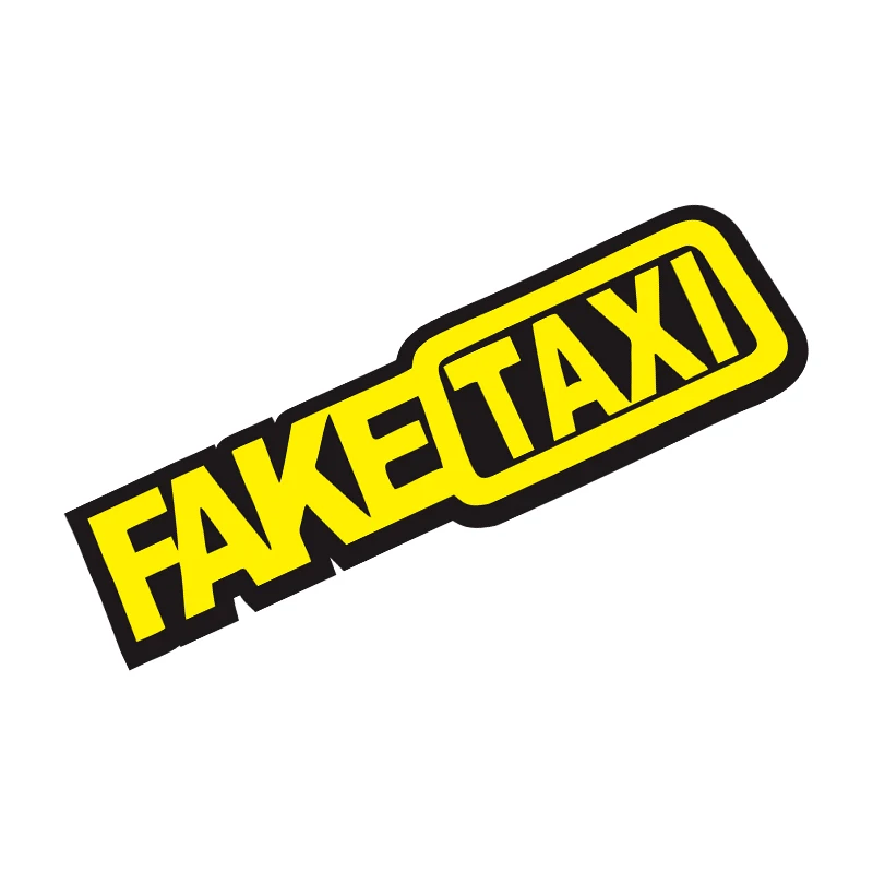 G003-20x5-6CM-Funny-FAKE-TAXI-Car-Auto-Sticker-Decal-Emblem-Self ...