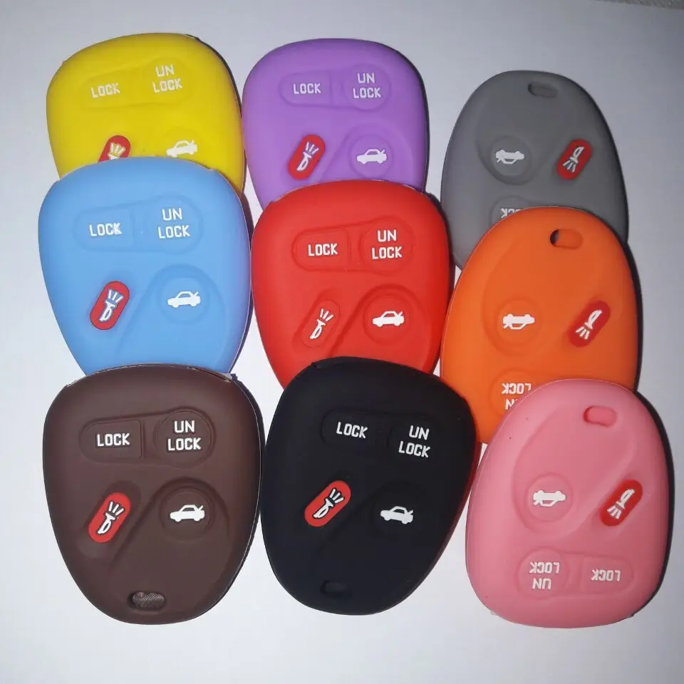 Fob Remote Key Shell Sillicone Rubber Protector For Chevrolet Malibu ...