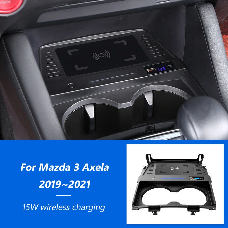For-Mazda-3-Axela-BP-2019-2021-High-Quality-Car-QI-Wireless-Charger ...