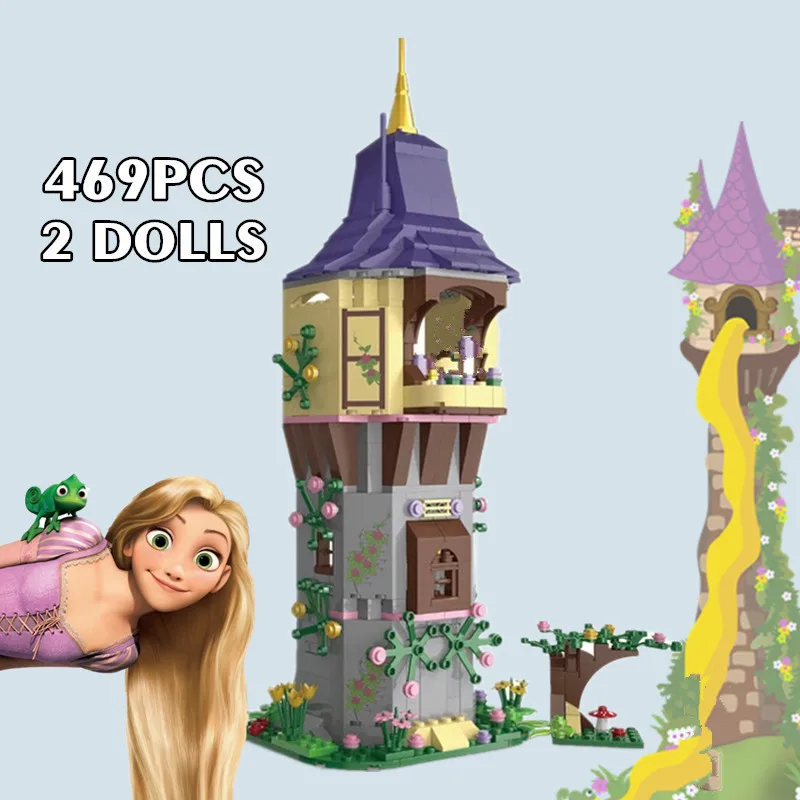 Aoger-Disney-Princess-Castle-Rapunzel-s-Tower-Tangled-Friends-Building ...