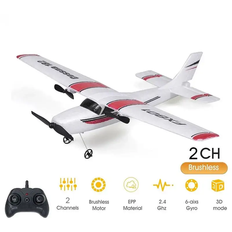 FX801 EPP Foam RTF RC Plane 2.4G Fixed Wing Beginner Friendly Indoor ...