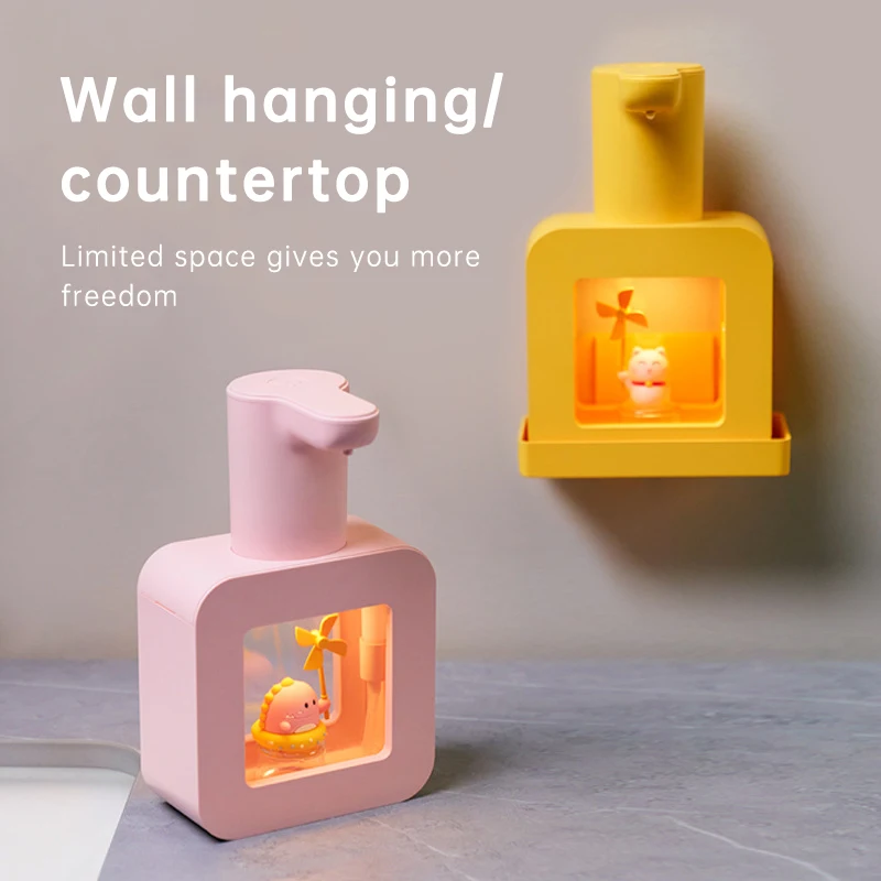 Cute-Contactless-Automatic-Soap-Dispenser-400ml-Children-s-Rechargeable ...