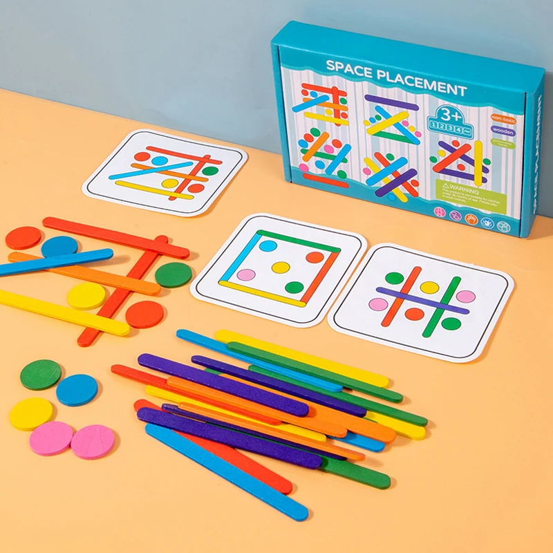Children-s-Rainbow-Stick-Thinking-Puzzle-Wooden-DIY-Ice-Cream-Stick ...