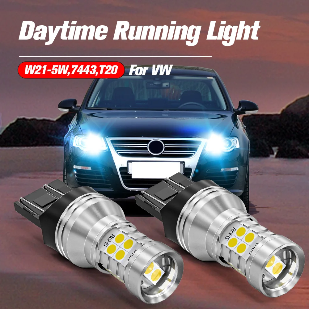 Luz-LED-de-circulaci-n-diurna-para-coche-Bombilla-DRL-T20-7443-7440 ...