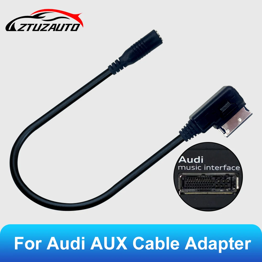 Mídia-Cabo Adaptador Auxiliar para Estéreo, 3,5mm, Áudio para Audi A1 ...