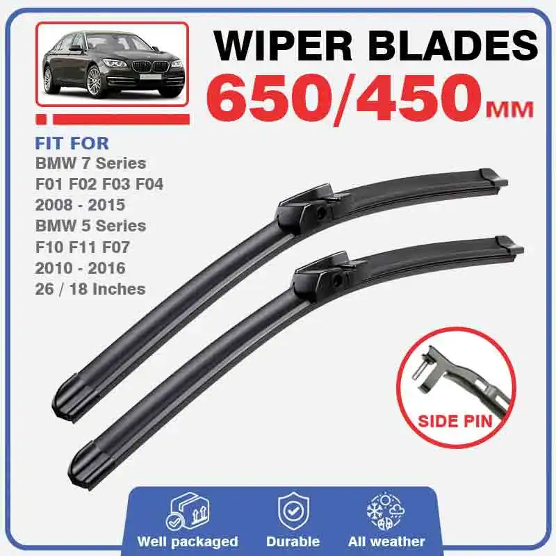 Front Windscreen Wiper Blades For BMW 5 Series F10 F11 F07 GT 2010 ...