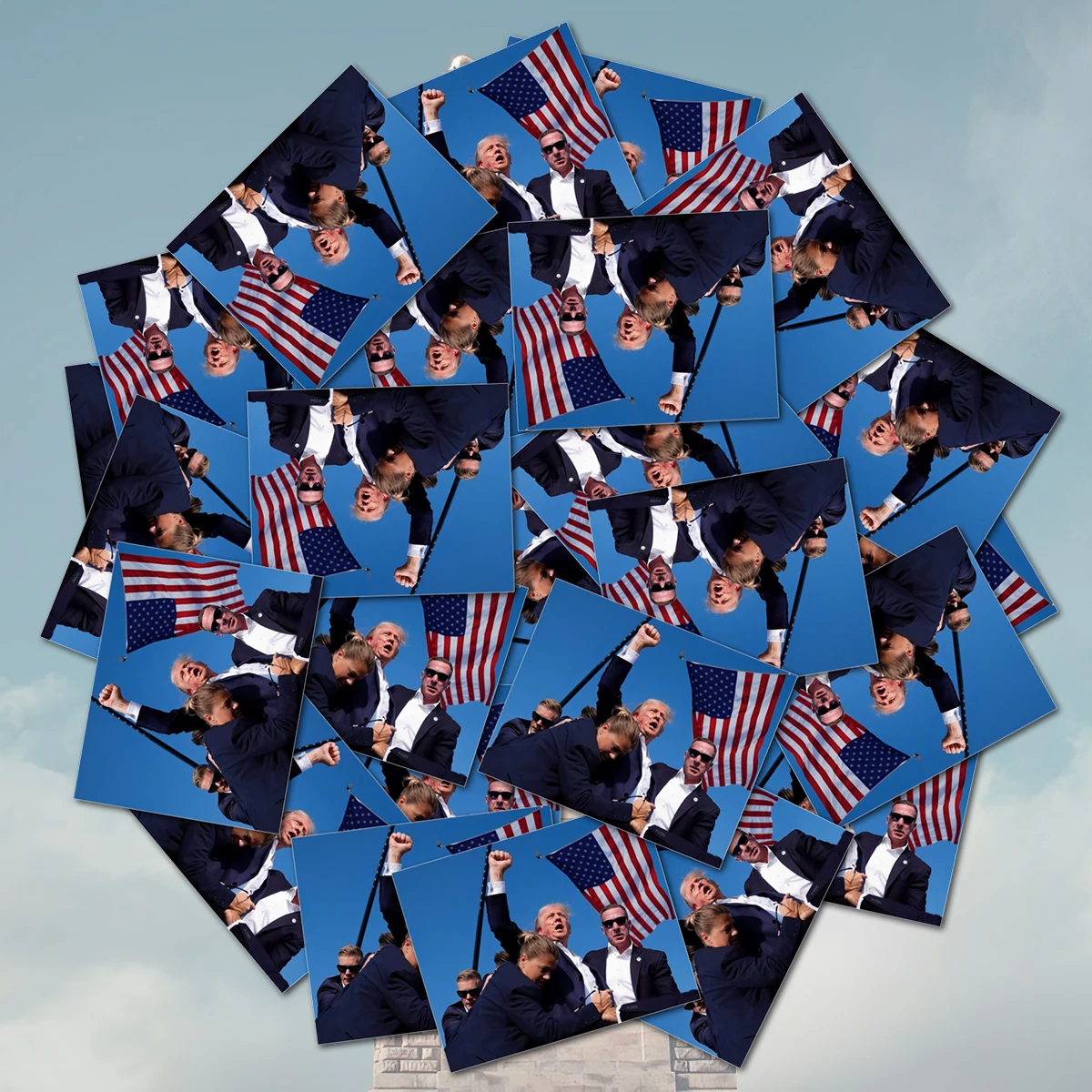 15pcs-United-States-flag-Trump-stickers-can-be-used-to-decorate ...