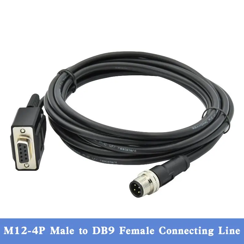 Waterproof-M12-Connector-to-DB9-Serial-Port-Cable-Male-to-Female-Plug ...