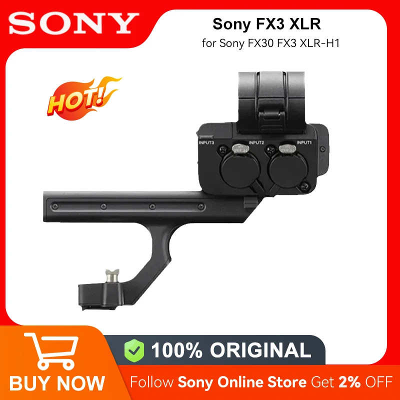 Sony-FX3-XLR-Expansion-Handle-FX30-Cinema-Line-Xlr-Handle-Unit-Top ...