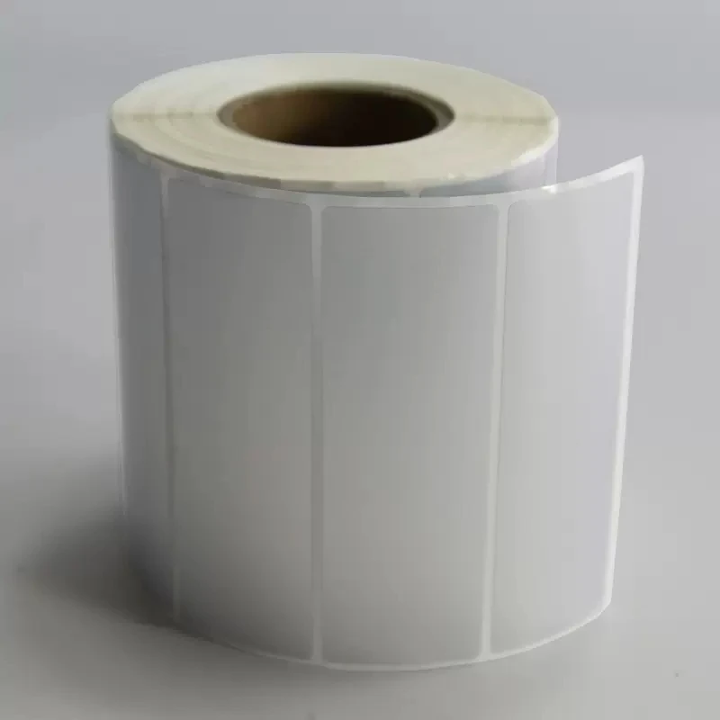 Sticker label 90*30 mm 1000pcs/Roll Thermal Transfer Silver PET Label ...