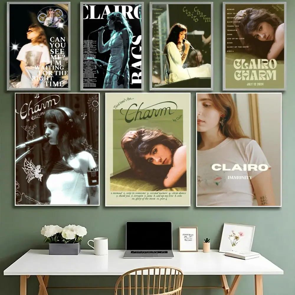 Charm Singer C-Clairo Poster HD Waterproof High-Toughness Self-Adhesive ...