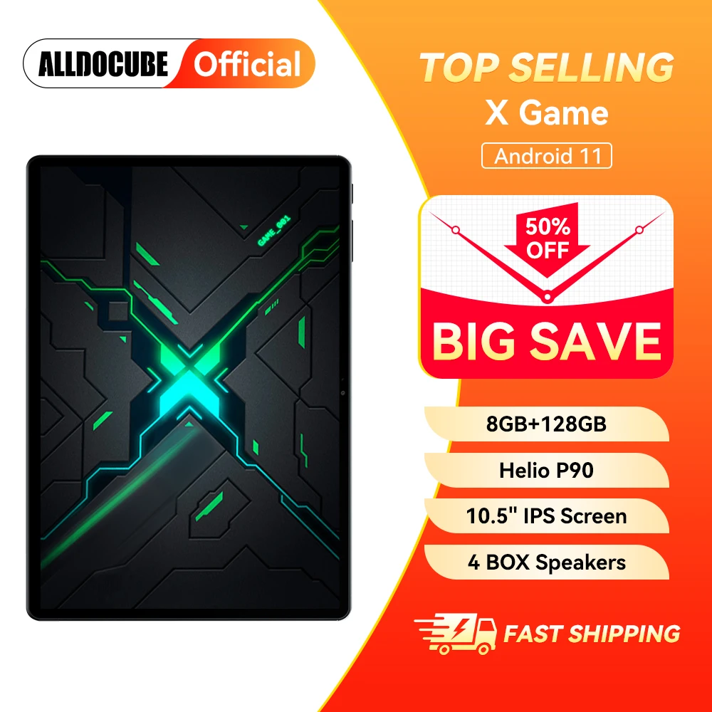 ALLDOCUBE-X-Game-10-5-Games-Tablet-8GB-128GB-Helio-P90-6-axis-Gyro-High ...