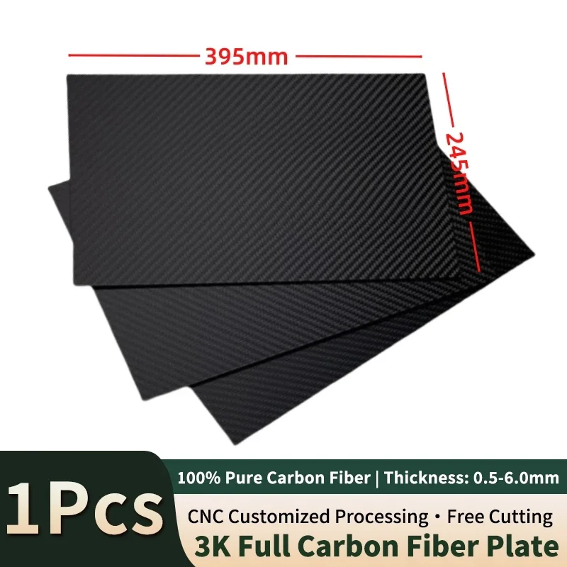 245x395mm-Full-3K-Carbon-fiber-Plate-sheet-High-strength-Carbon-Board ...