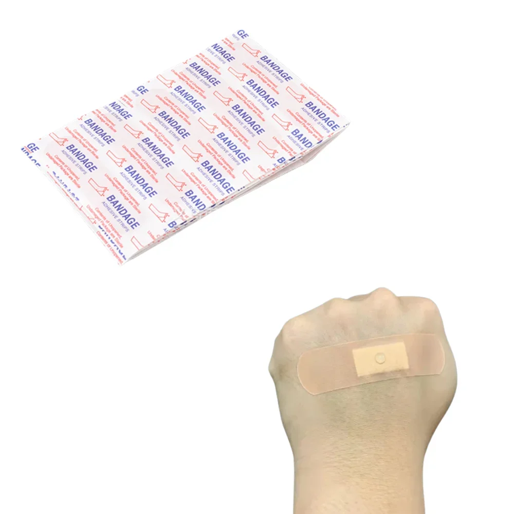 100Pcs Waterproof Bandages First Aid Hemostasis Band Aid Stickers ...