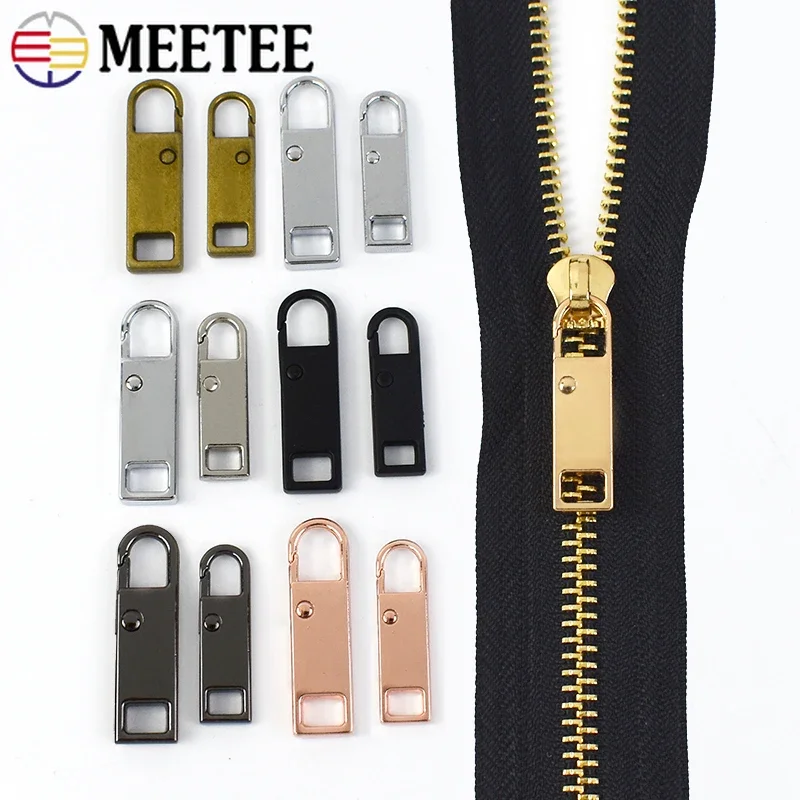 5Pcs-8-6X30mm-10X36mm-3-5-8-10-Zippers-Puller-Meetee-Metal-Zip-Head ...