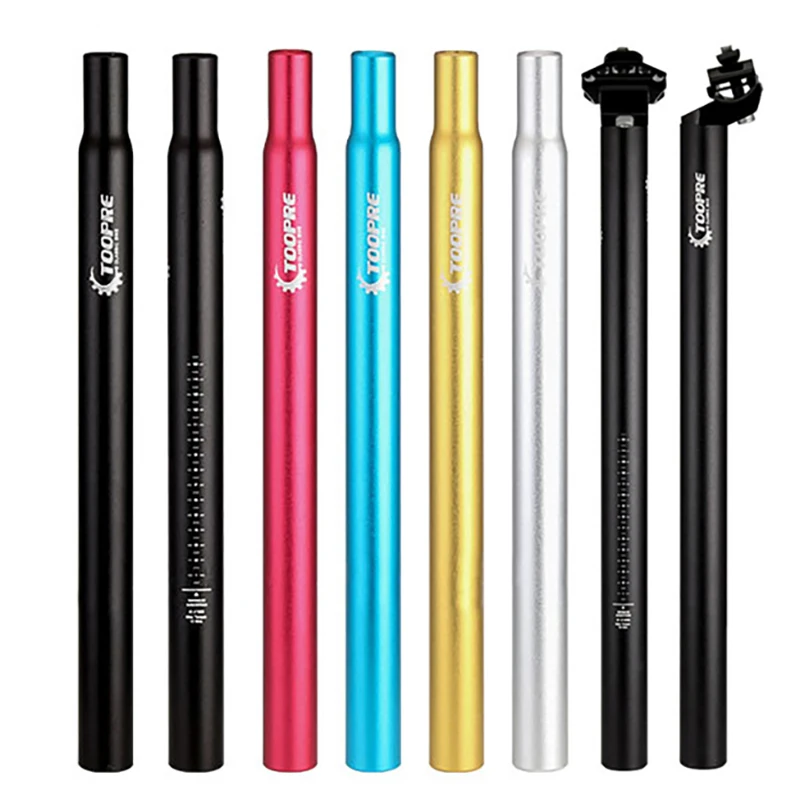 TOOPRE tija de sillín de bicicleta de montaña, tubo de asiento de ...