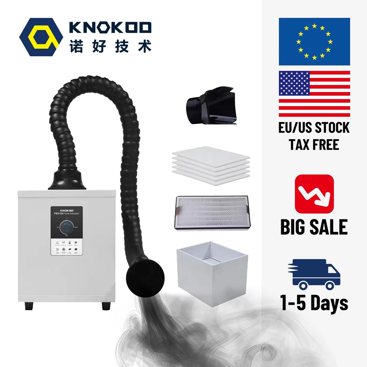 Solder-Fume-Extractor-150W-Smoke-Absorber-Welding-Fume-Extractor-For ...