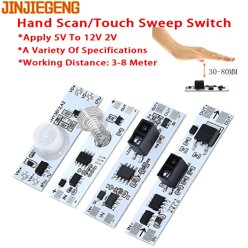 Touch Switch Capacitive Module 5V-24V 3A LED Dimming Control Lamps ...