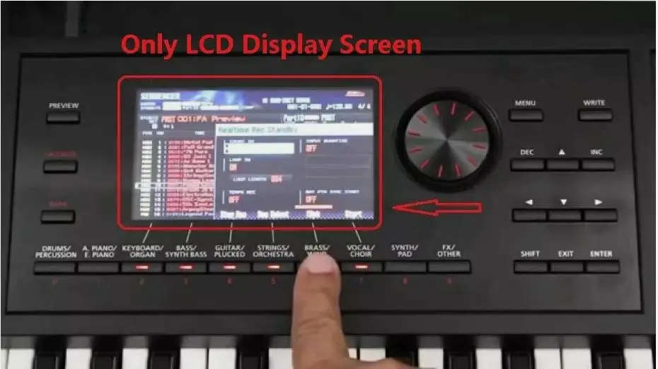 LCD Display For ROLAND FA-06 FA-07 FA-08 FA06 FA07 FA08 Only LCD ...