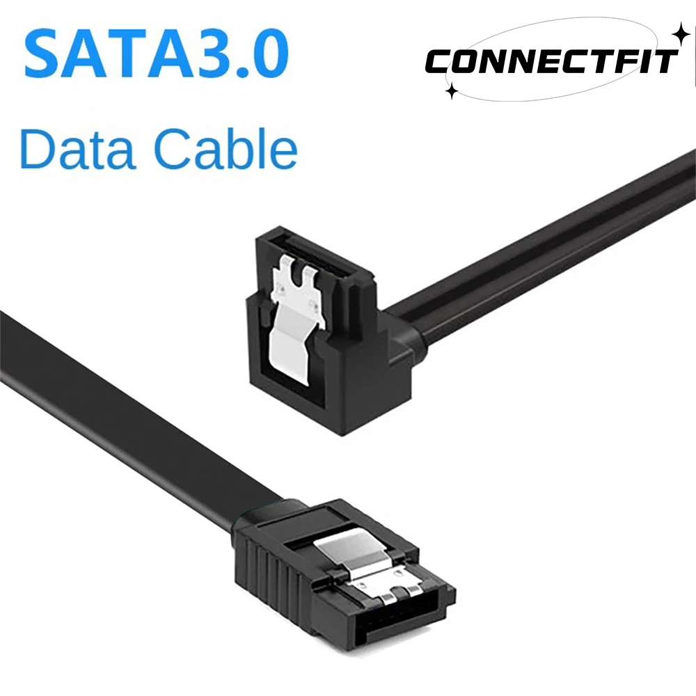Cabo-SATA-3-0-Hard-Disk-Data-Solid-State-Serial-Data-Cable-Flex-vel ...