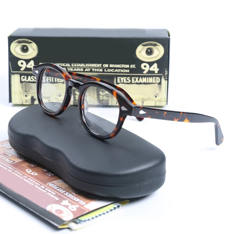 Johnny-Depp-Eyeglasses-Frame-Men-Women-Acetate-Computer-Optical-Retro ...