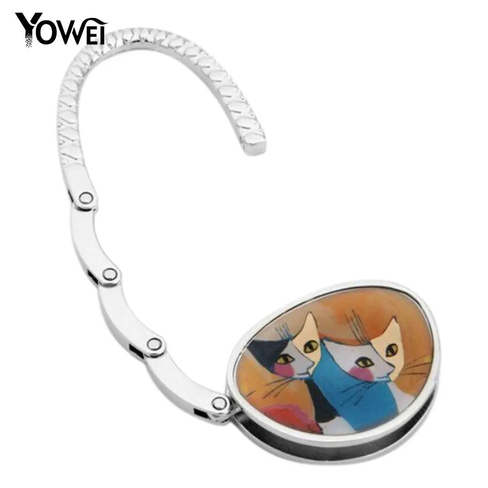 1PCS-Cute-Lovely-Folding-Foldable-Cat-Handbag-Bag-Purse-Table-Hook ...