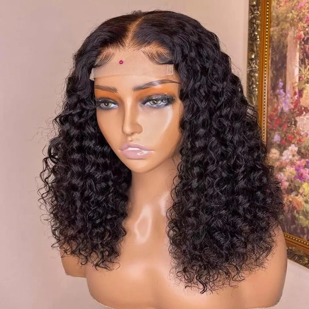 Perruque BoB Courte Cheveux Humain Partie T HD Transparent Perruque ...