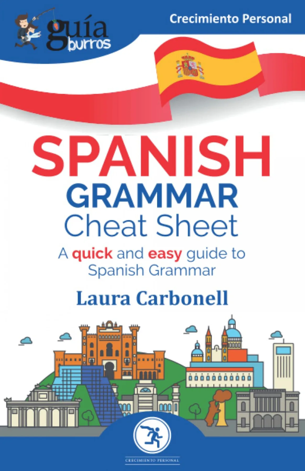 Guia de gramática espanhol cheat sheet|Literatura & Ficção| - AliExpress