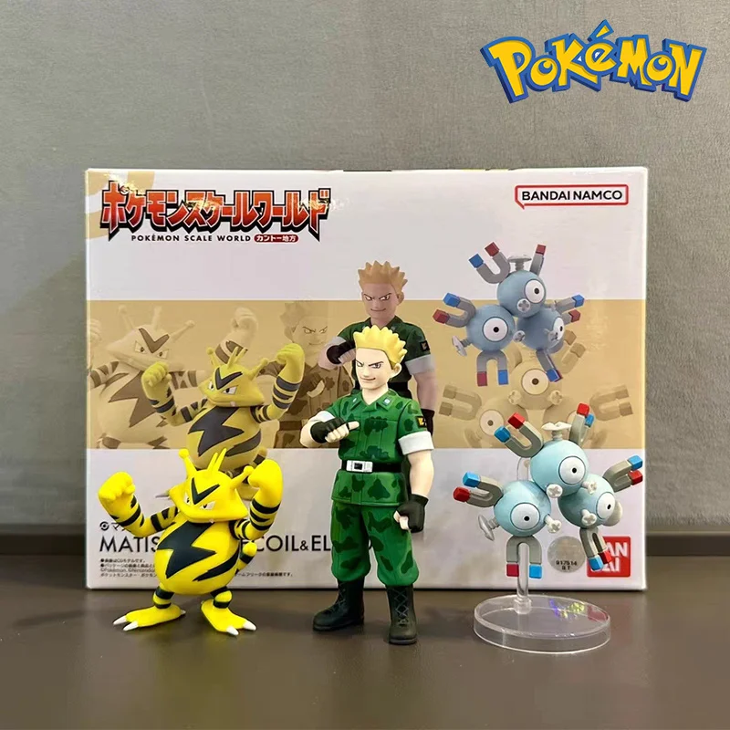 Bandai-World-Anime-Pokemon-Figure-Kanto-Region-Lt-Surge-Magneton ...