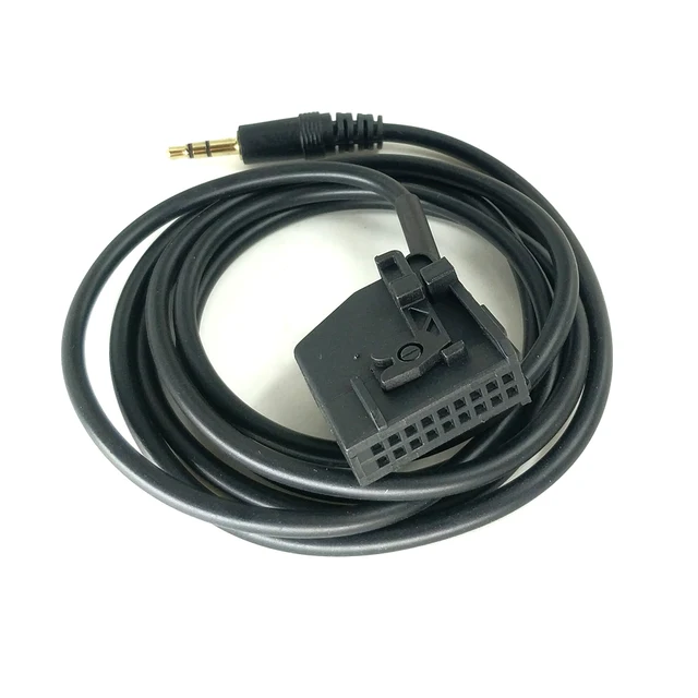 Biurlink MFD RNS2 18Pin Radio Aux Cable Adapter for VW Passat Golf Touareg