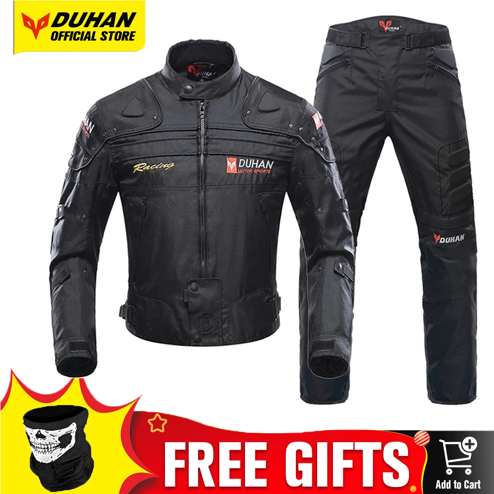 DUHAN-Ensemble-veste-et-pantalon-de-moto-pour-homme-imperm-able ...