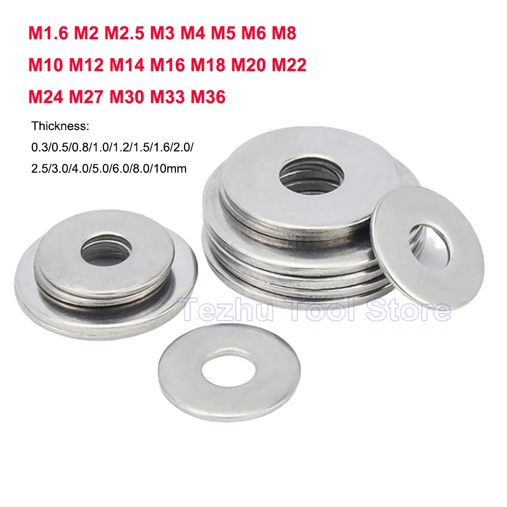 M1-6-M36-Large-Flat-Washer-304-Stainless-Steel-Big-Metal-Gasket-Meson ...