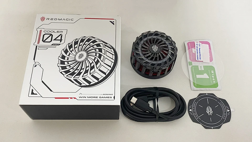 Glacière magnétique 4Pro-RedMagic Cooler 4 Pro Ice, Refroidisseur de bureau 27W, 4.0, 40x40mm ...