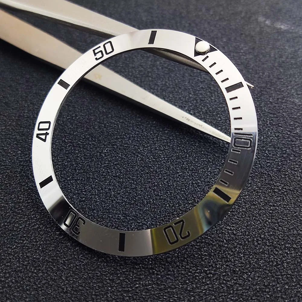 38mm-Electroplate-Ceramic-Watch-Bezel-Insert-Fits-40mm-Mens-Watch-Ring ...