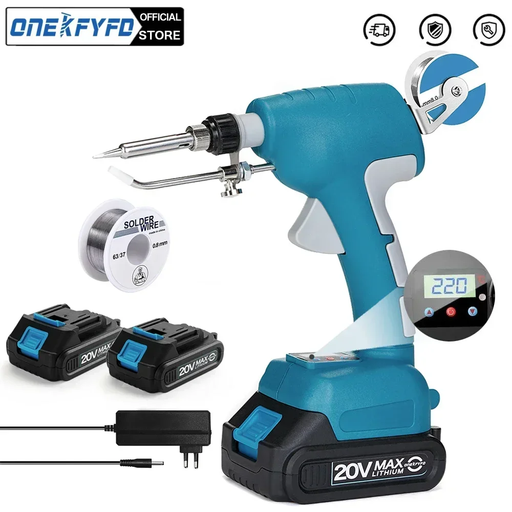 Portable Wireless Cordless Soldering Gun Electric Solder Gun Soldering ...