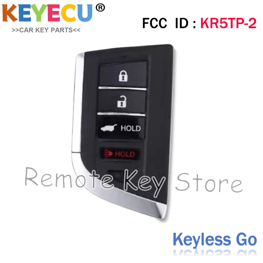 KR5TP-2 For Acura MDX RDX 2022 2023 Smart Remote Key Fob 433MHz 4A ...