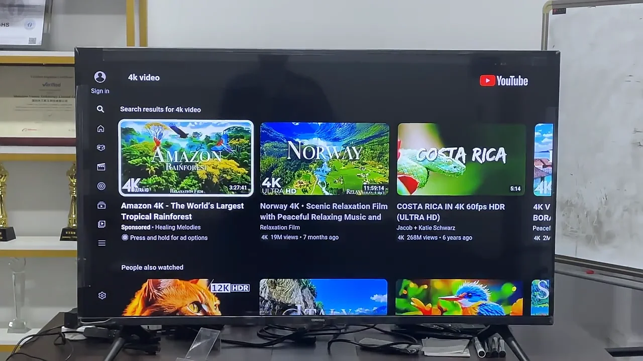 New Mi U8 TV Stick BT Voice Remote Dual Wifi HDR Android 10 TV Box 4K Quad Core Set-top box fire ...