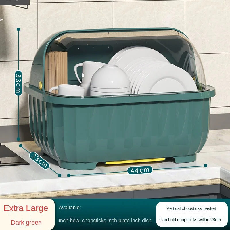 Kitchen-Dish-Storage-Rack-Dish-Drain-Rack-Tableware-Storage-Box-Bowl ...