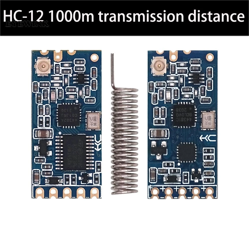1pcs 433mhz Hc-12 Si4463 Wireless Serial Port Module 1000m Replace ...