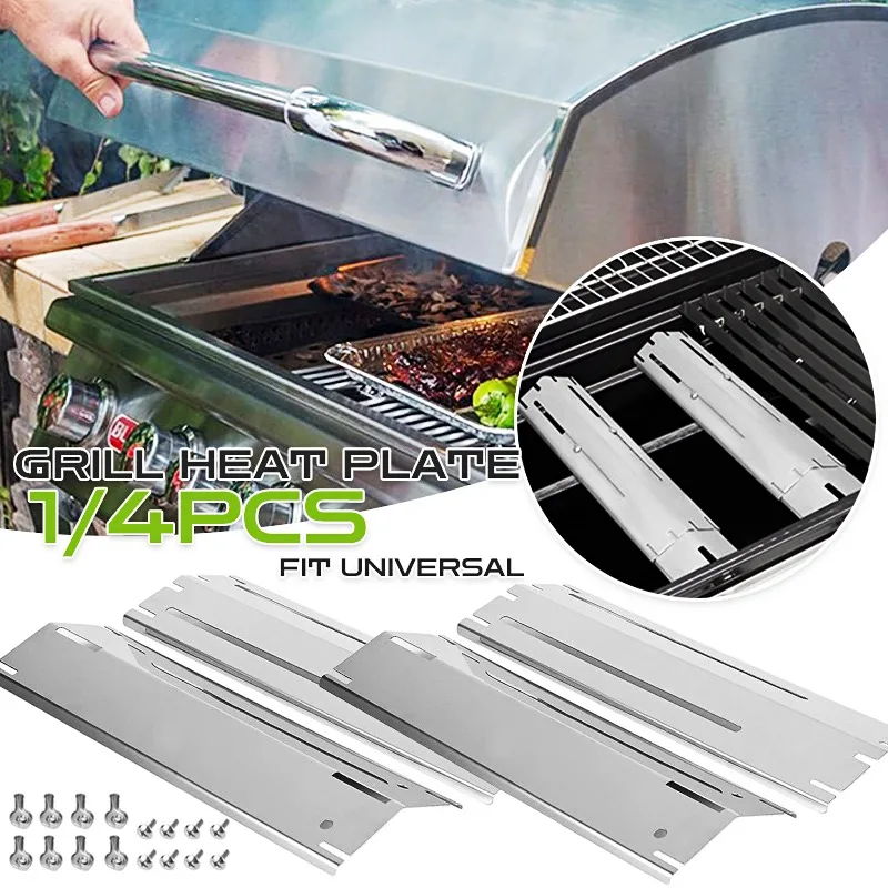 Adjustable-Porcelain-Steel-Grill-Heat-Plate-Shield-Replacement-Heat ...