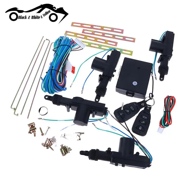 Car-Central-Lock-Door-Remote-Control-Keyless-Entry-System-Locking-Kit ...