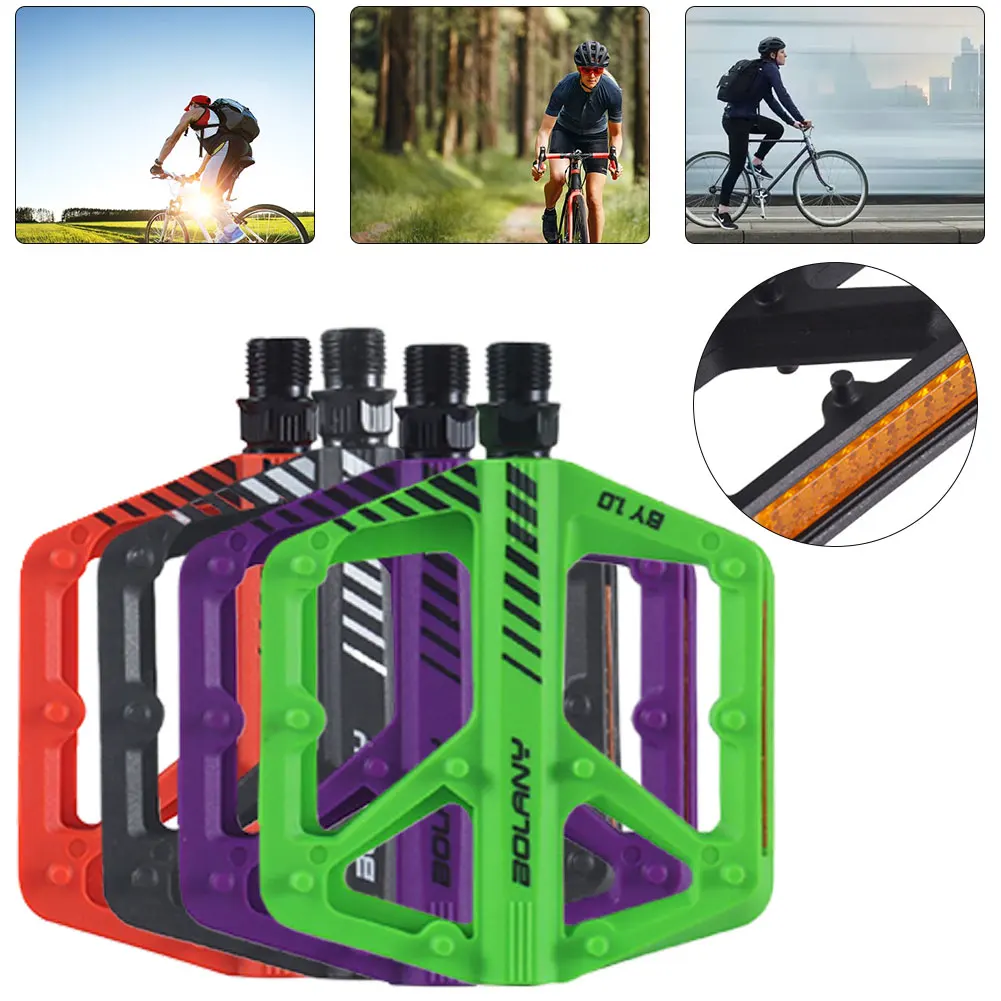 Nylon-Bicycle-Pedal-DU-Sealed-Bearing-Mountain-Bike-Pedals-with ...