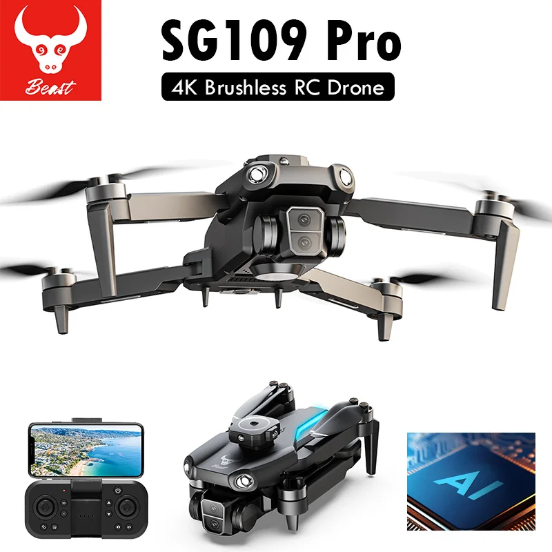 New-Drone-SG109-Pro-4K-Professional-Dual-HD-Camera-WIFI-FPV-360 ...