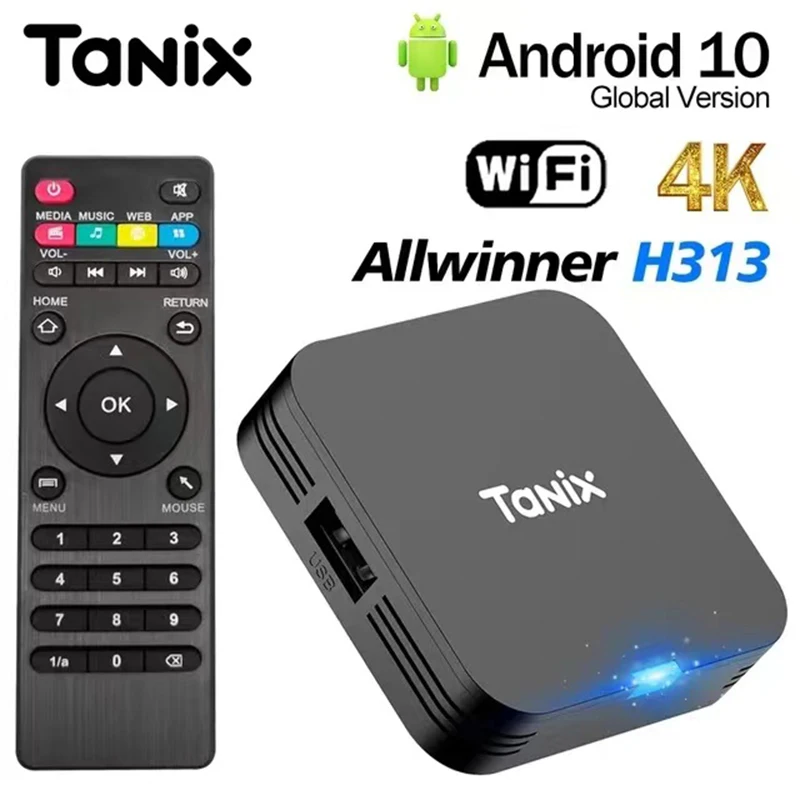 Tanix-TX1-AllwinnerH313-Android10-Smart-Home-Theater-TV-Box-4K-HDR-2-4G ...