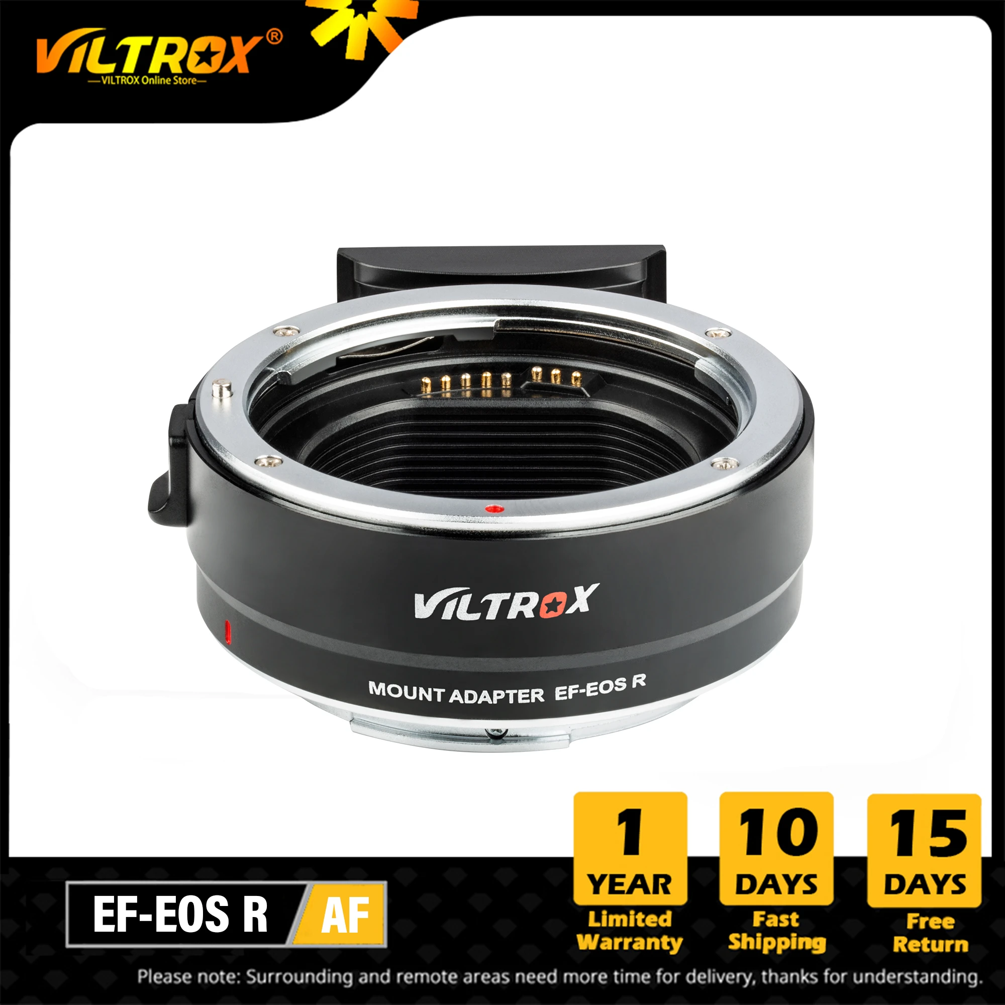 Viltrox Ef-eos R Canon Ef Lens To R Mount Adapter Ring Auto Focus Full ...