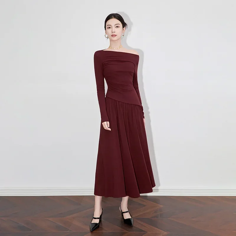 Terno-de-malha-feminino-moda-temperamento-su-ter-de-malha-de-manga ...