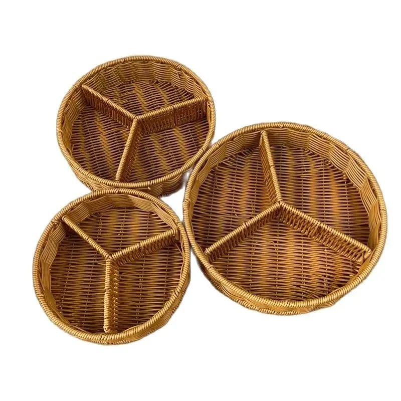 ins-rattan-basket-split-basket-divided-basket-table-fruit-tray ...